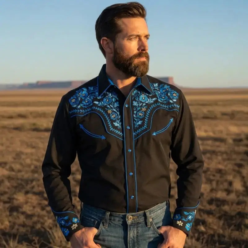 Chemise Cowboy Brodée | Le Cowboy.com